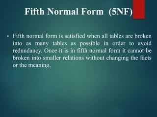 Normalization | PDF