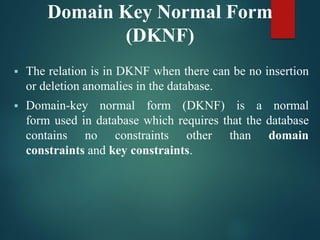 Normalization | PDF