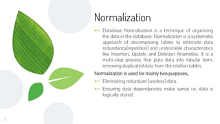 Normalization | PPT