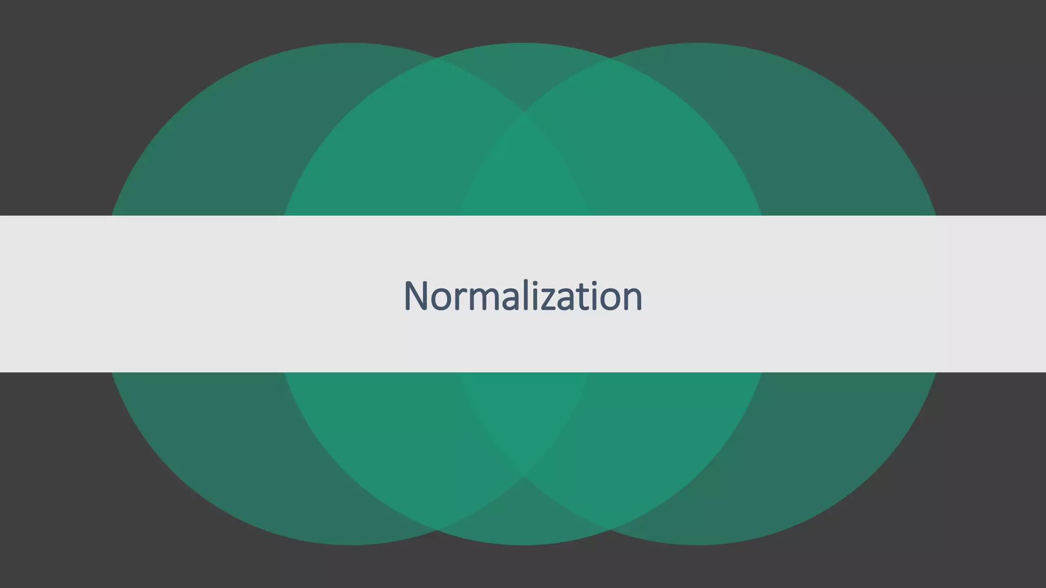 Normalization | PPT