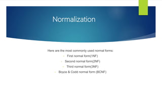 Normalization | PPT