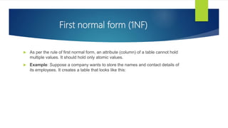 Normalization | PPT
