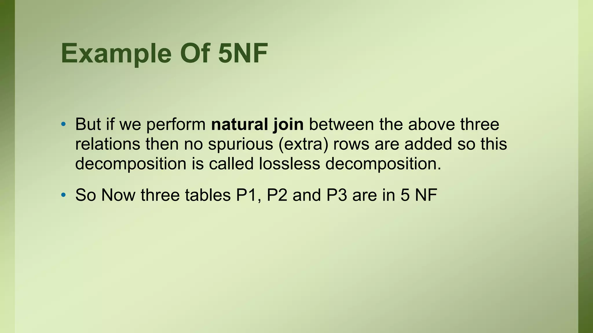 database Normalization | PPTX
