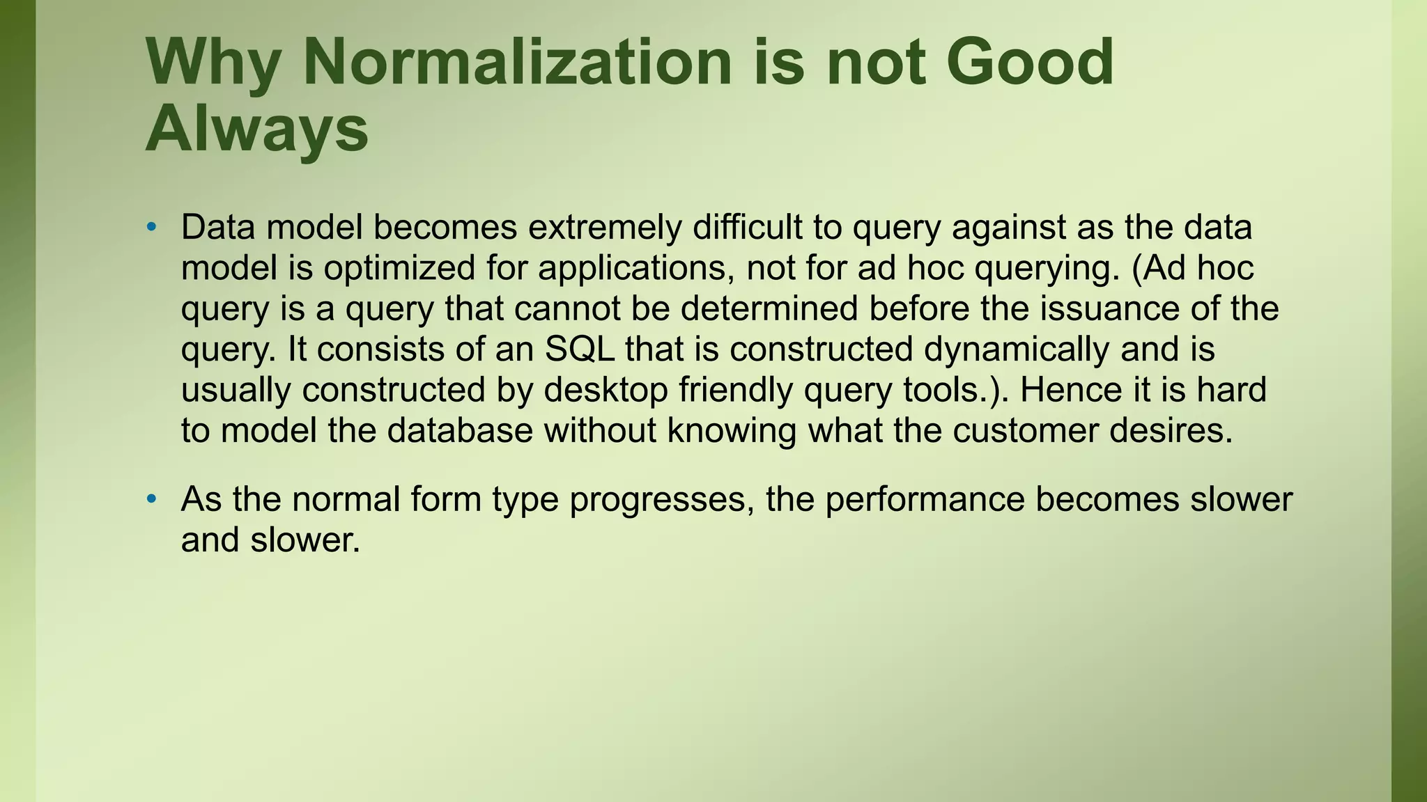 database Normalization | PPTX