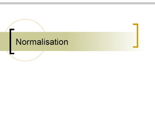Normalization | PPT