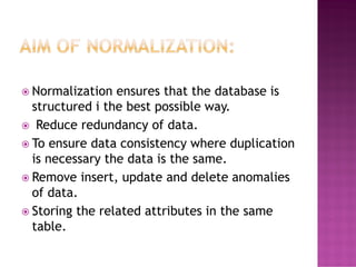 Normalization | PDF | Databases | Computer Software and Applications