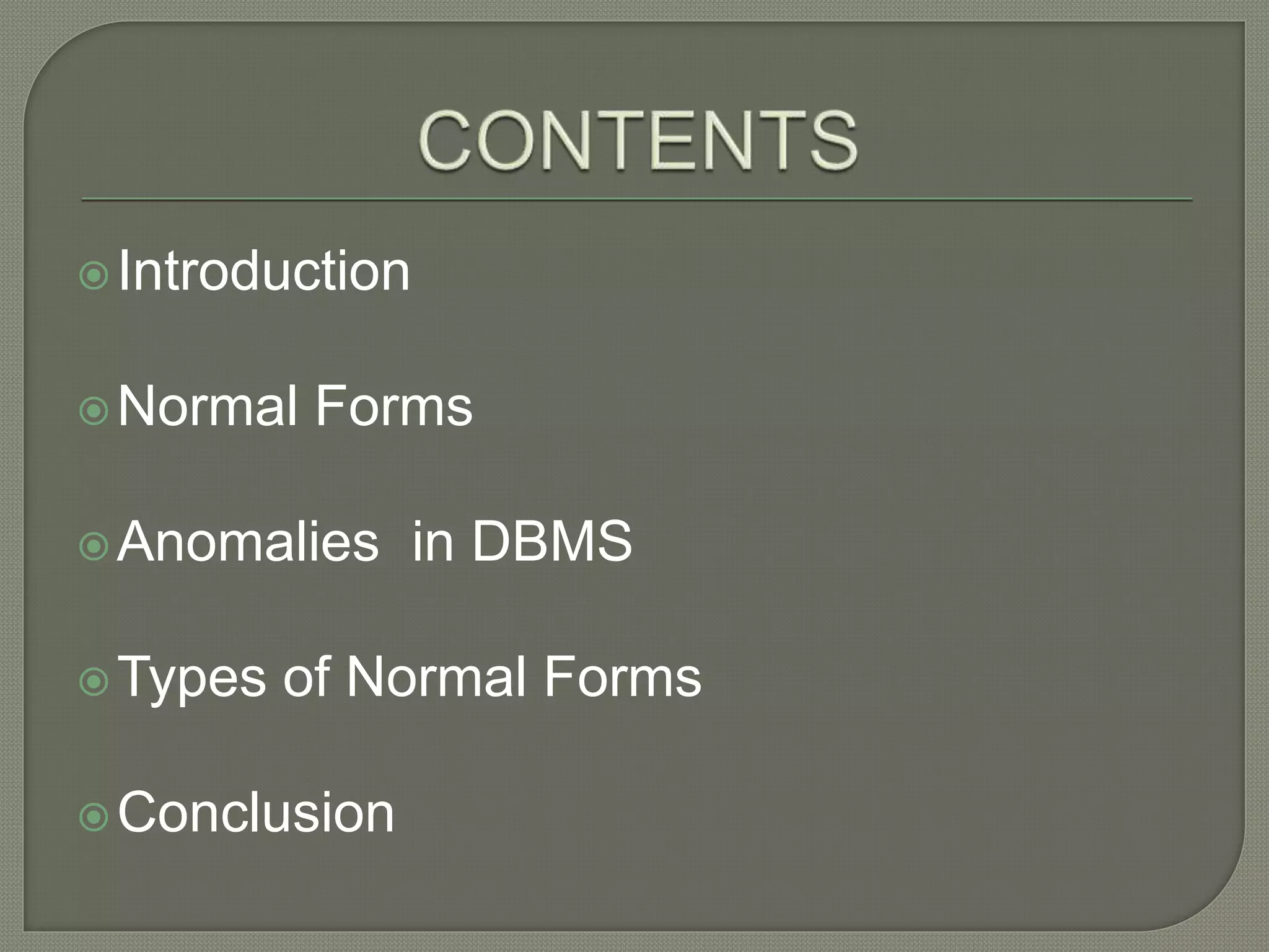 Normalization in RDBMS | PPTX