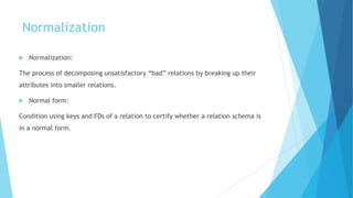 Normalization | PDF | Databases | Computer Software and Applications