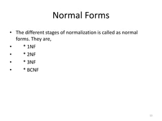 Normalization in DBMS | PDF
