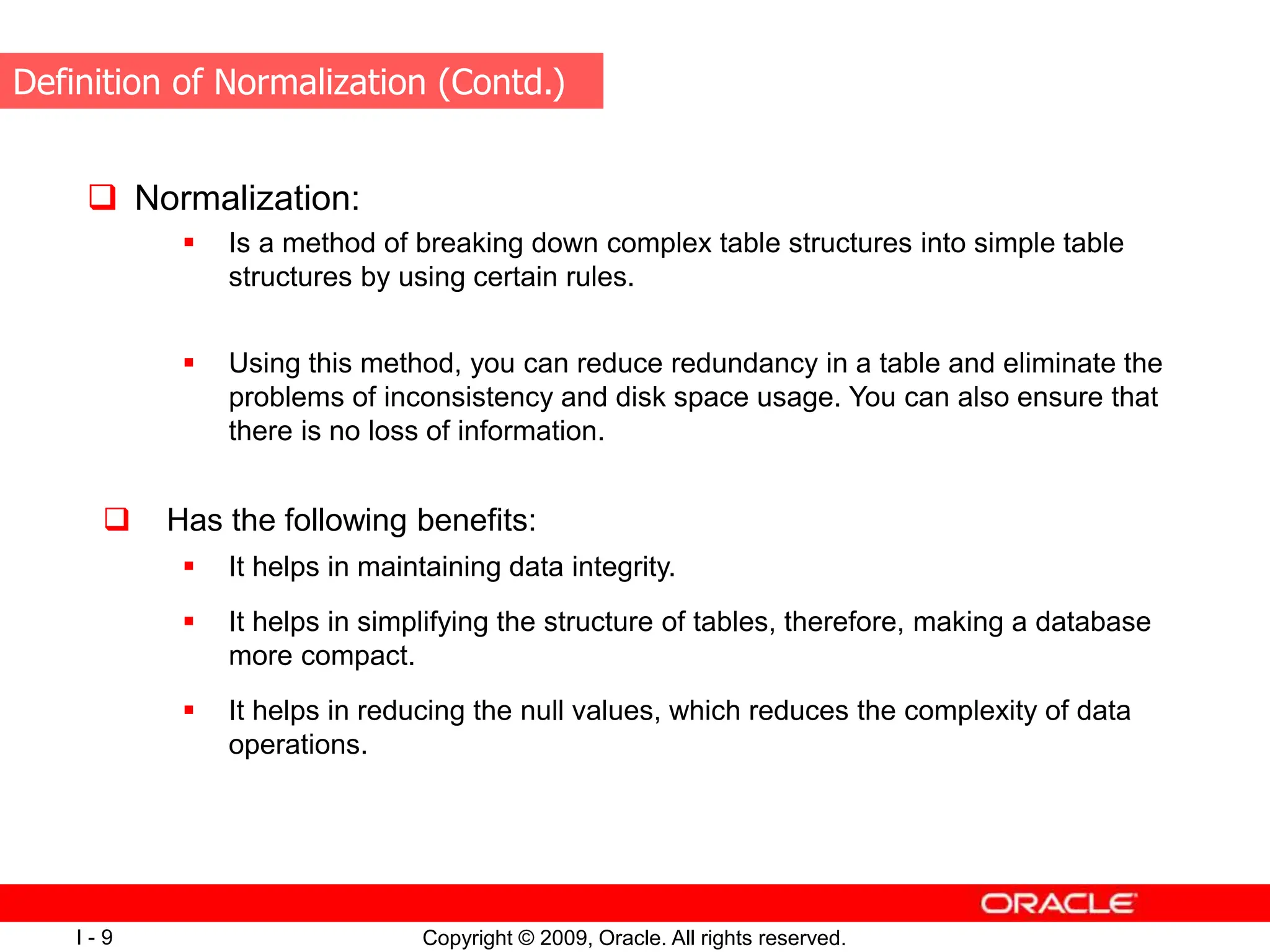 Normalization.ppt What is Normalizations | PPT | Databases | Computer Software and Applications