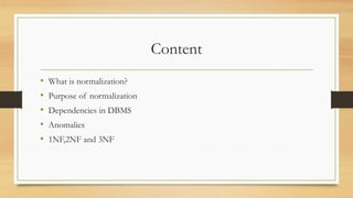 Normalization in data base presentation .pptx