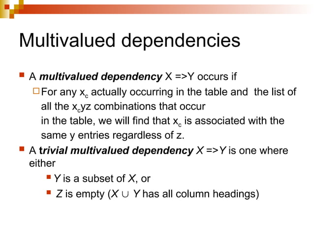 Database Management System Normalisation Ppt