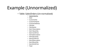 Database Management System Normalization | PPTX