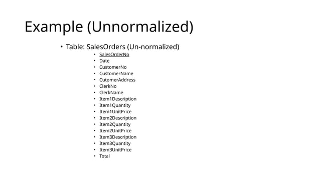 Database Management System Normalization Ppt