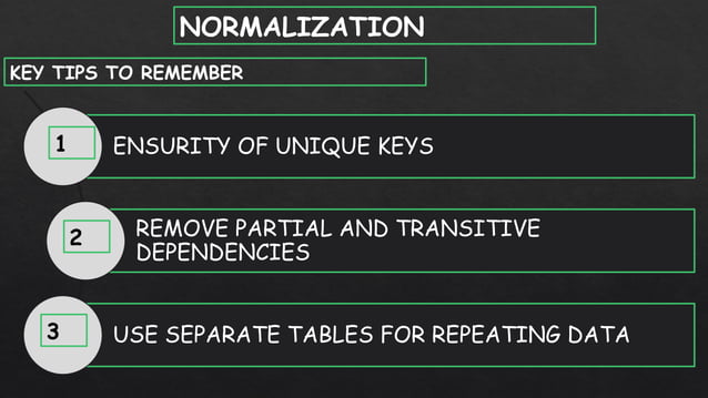 Normalization And Normal Forms In Dbms Pptx