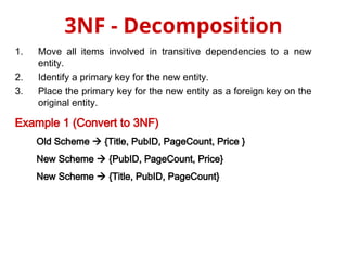 RDBMS Normal Forms Normalization Dependnency | PPT
