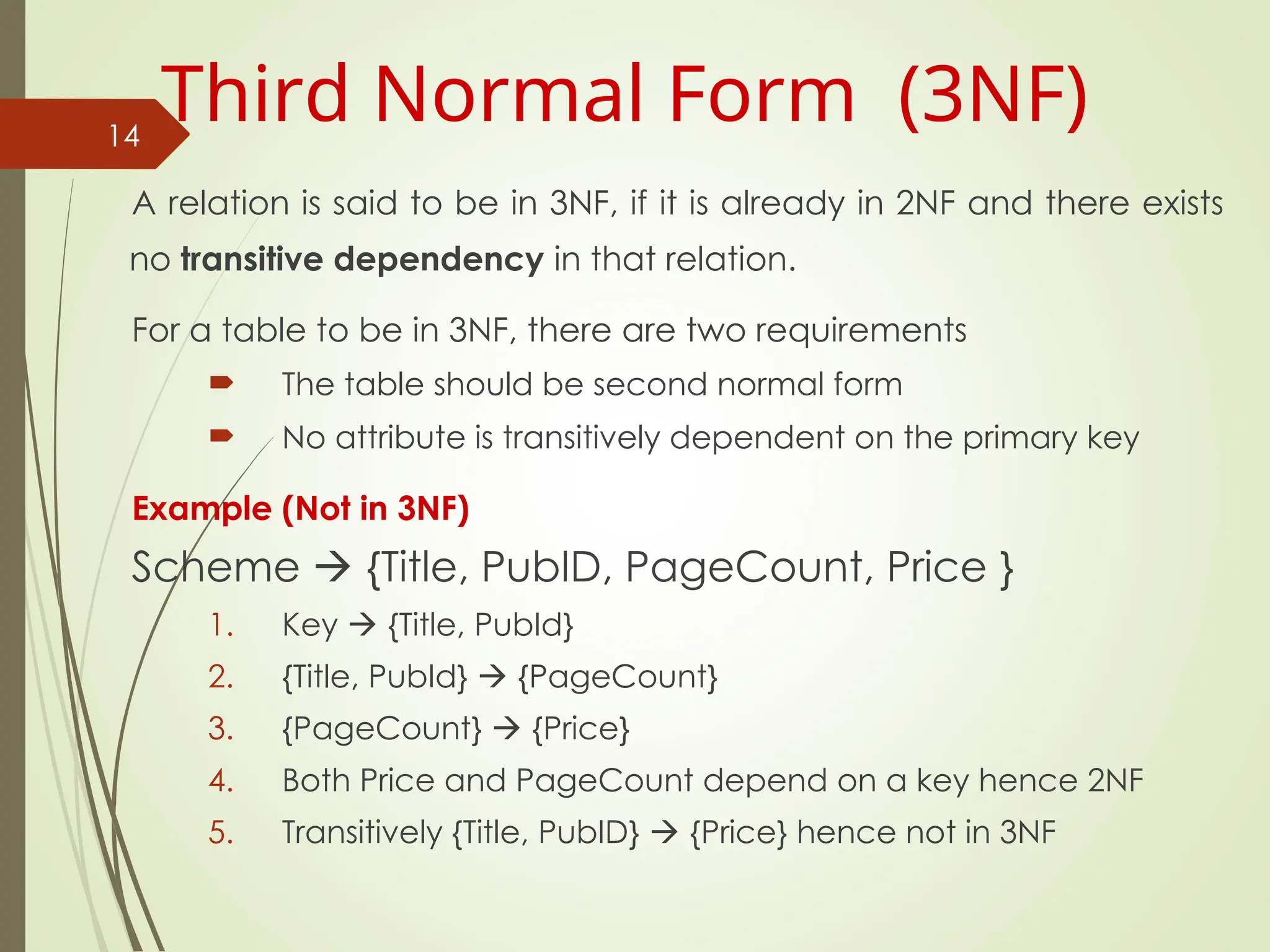 Normalization 1NF, 2NF, 3NF 4NF BCNF 5NF | PPT