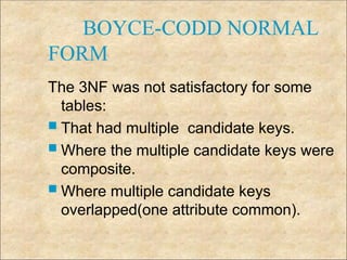 NORMALIZATION, Need for normalization-34slides.PPT