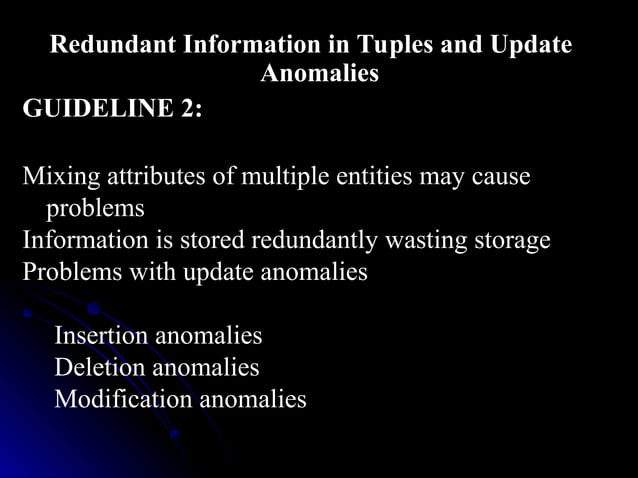 NORMALIZATION in database management systems | PPT