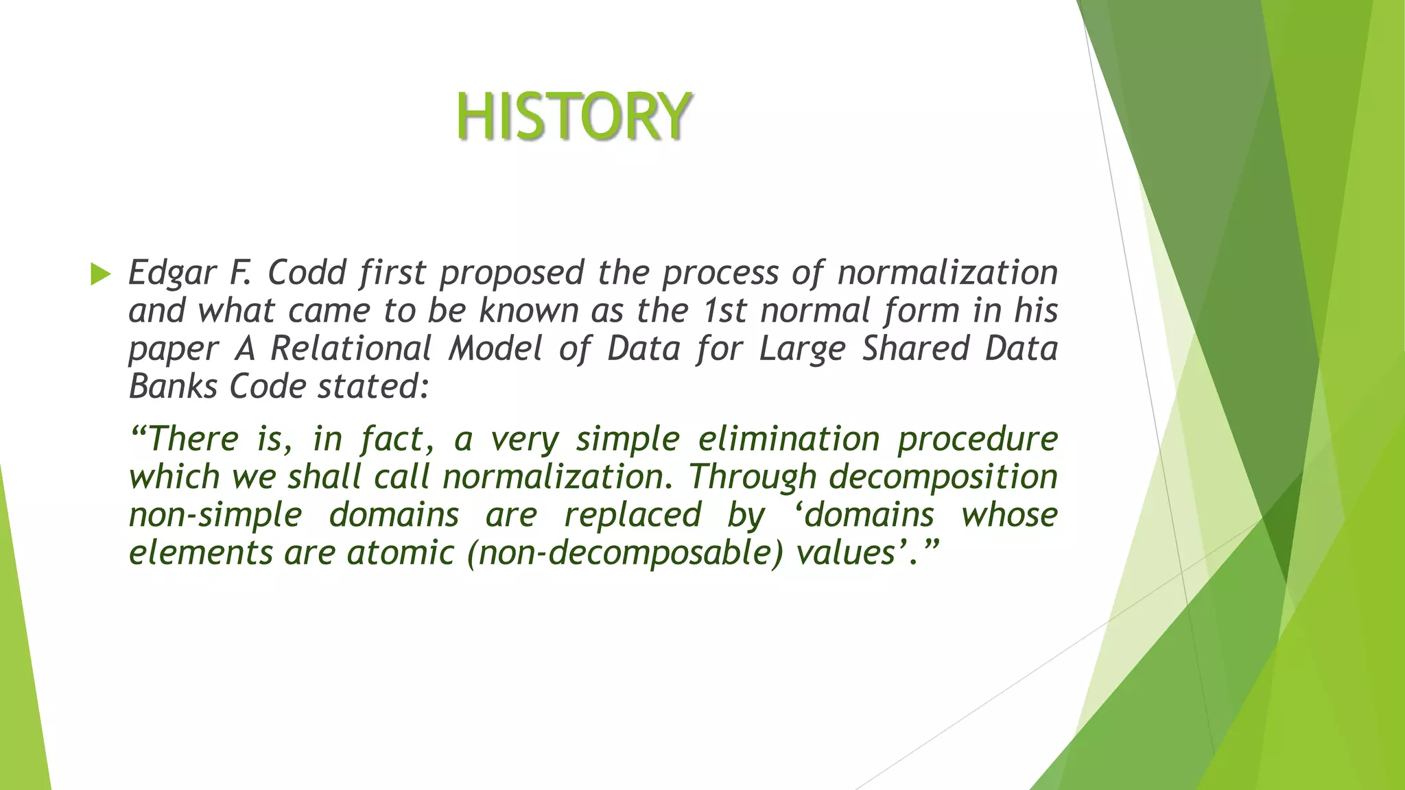 Normalization In Dbms Pptx Databases Computer Software And 8947