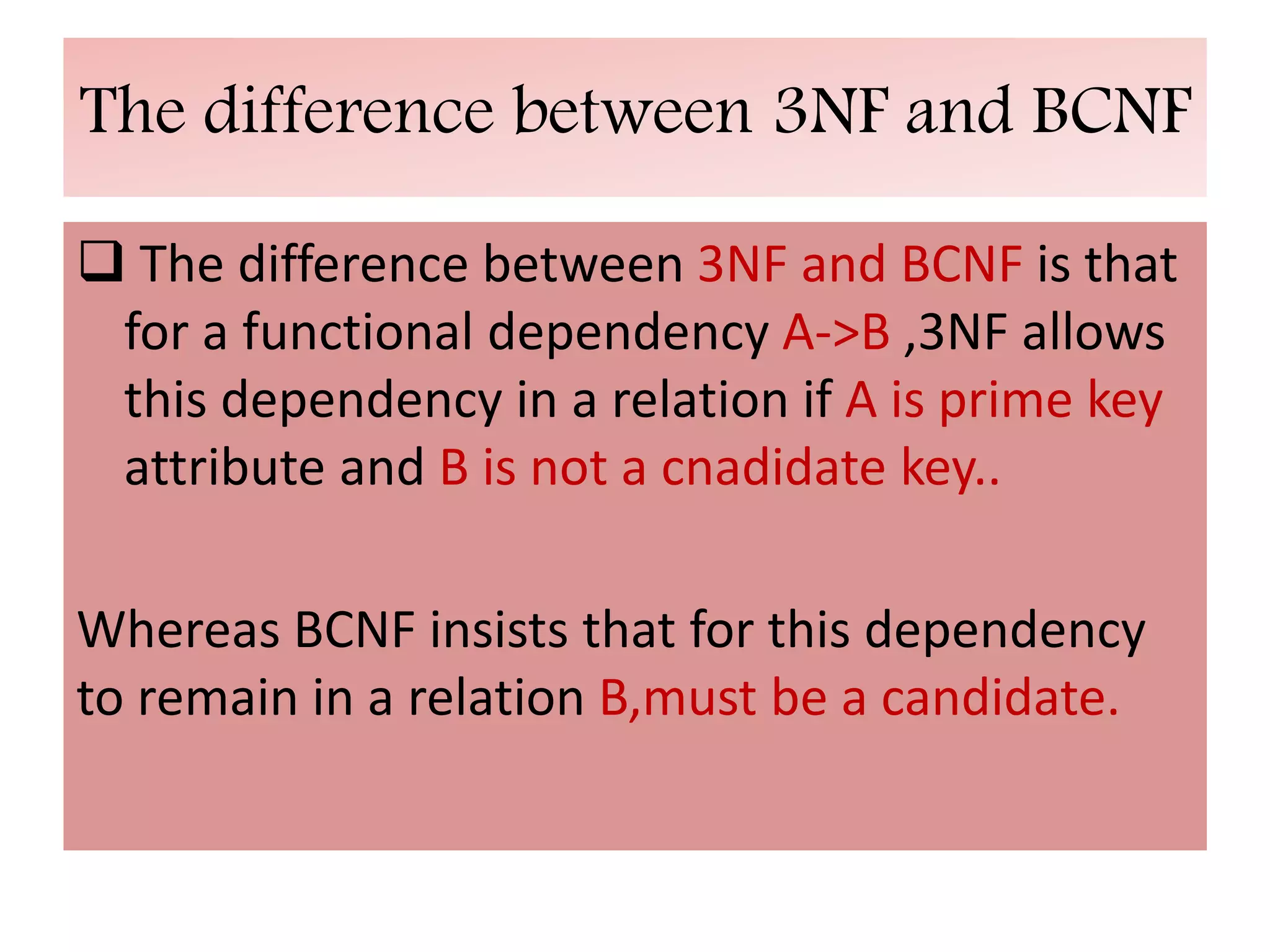 Normalization 1 nf,2nf,3nf,bcnf | PPTX