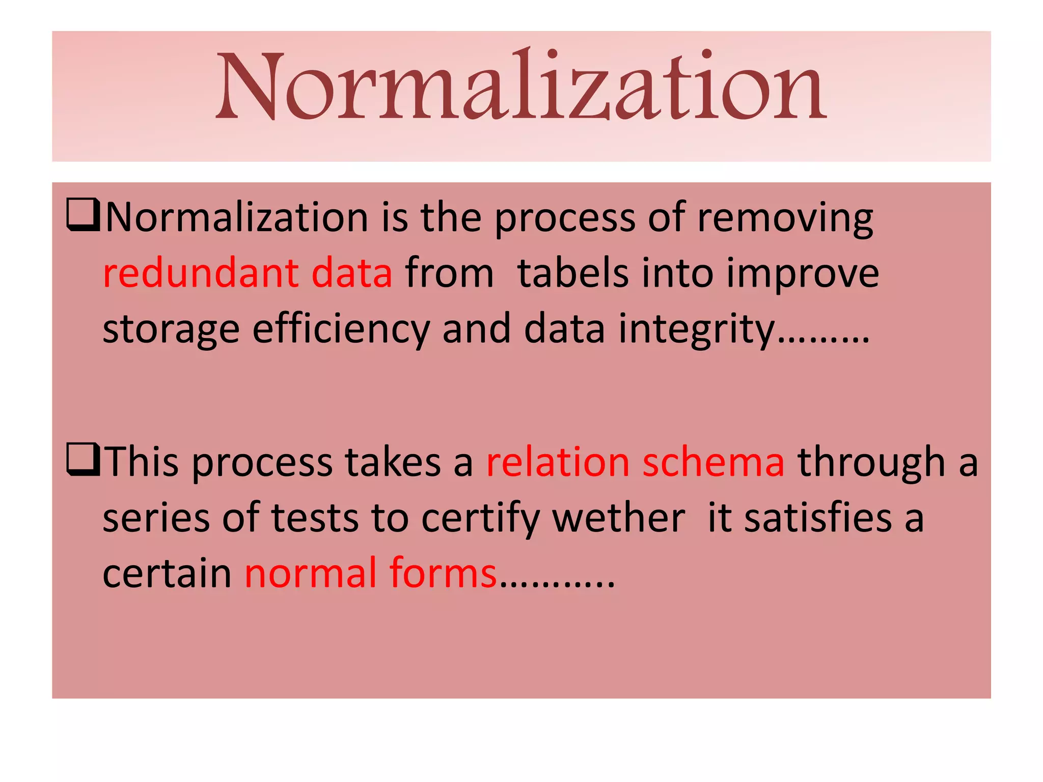 Normalization 1 nf,2nf,3nf,bcnf | PPTX
