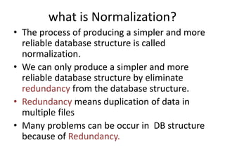 Normalization | PPT