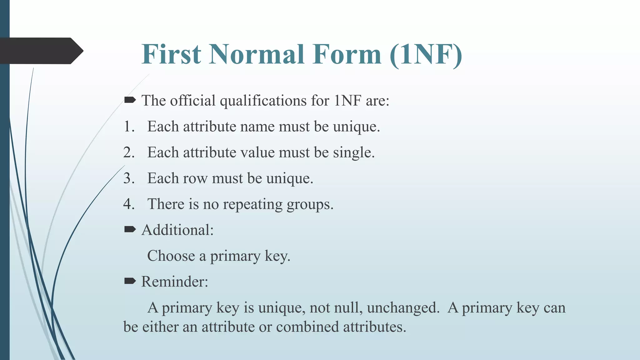 Normalization | (1NF) |(2NF) (3NF)|BCNF| 4NF |5NF | PDF
