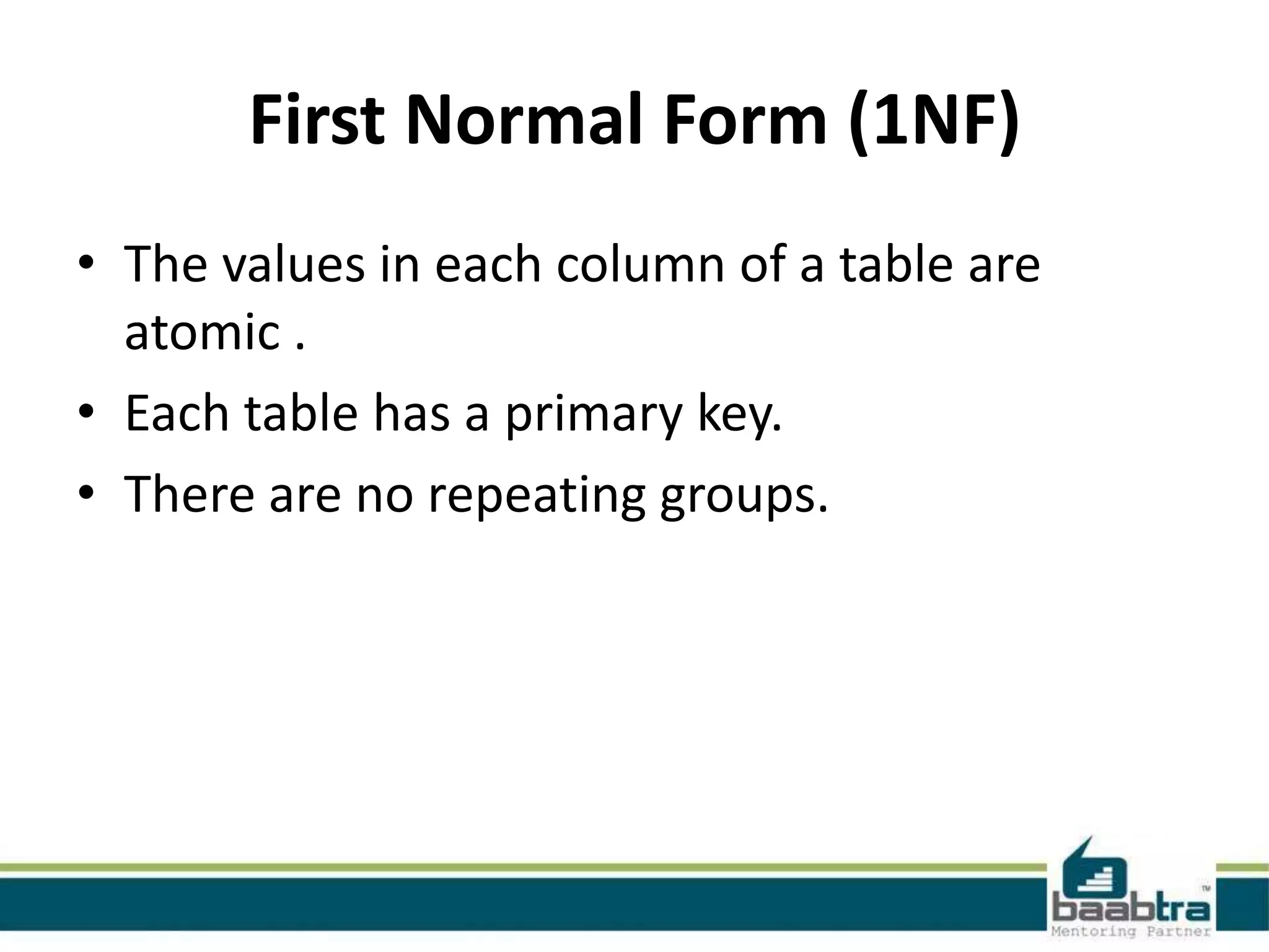 Normalization,ddl,dml,dcl | PPTX