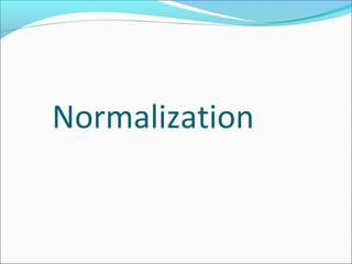 Normalization_BCA_ | PPT