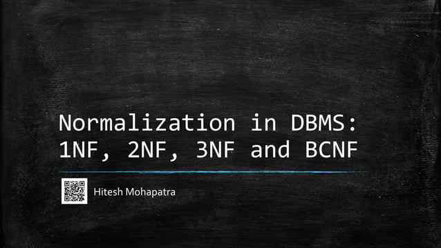 Normalization In Dbms Pdf Databases Computer Software And Applications