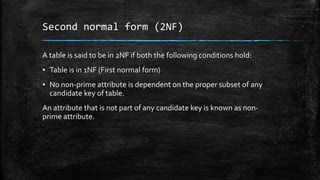 Normalization in DBMS | PDF