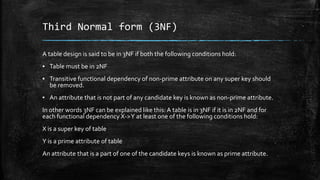 Normalization in DBMS | PDF