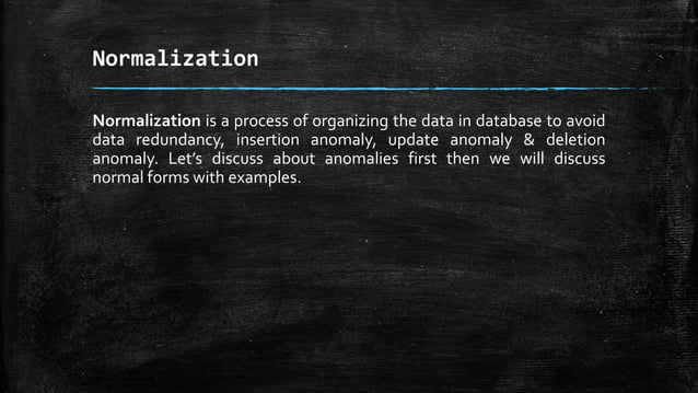 Normalization in DBMS | PDF | Databases | Computer Software and Applications