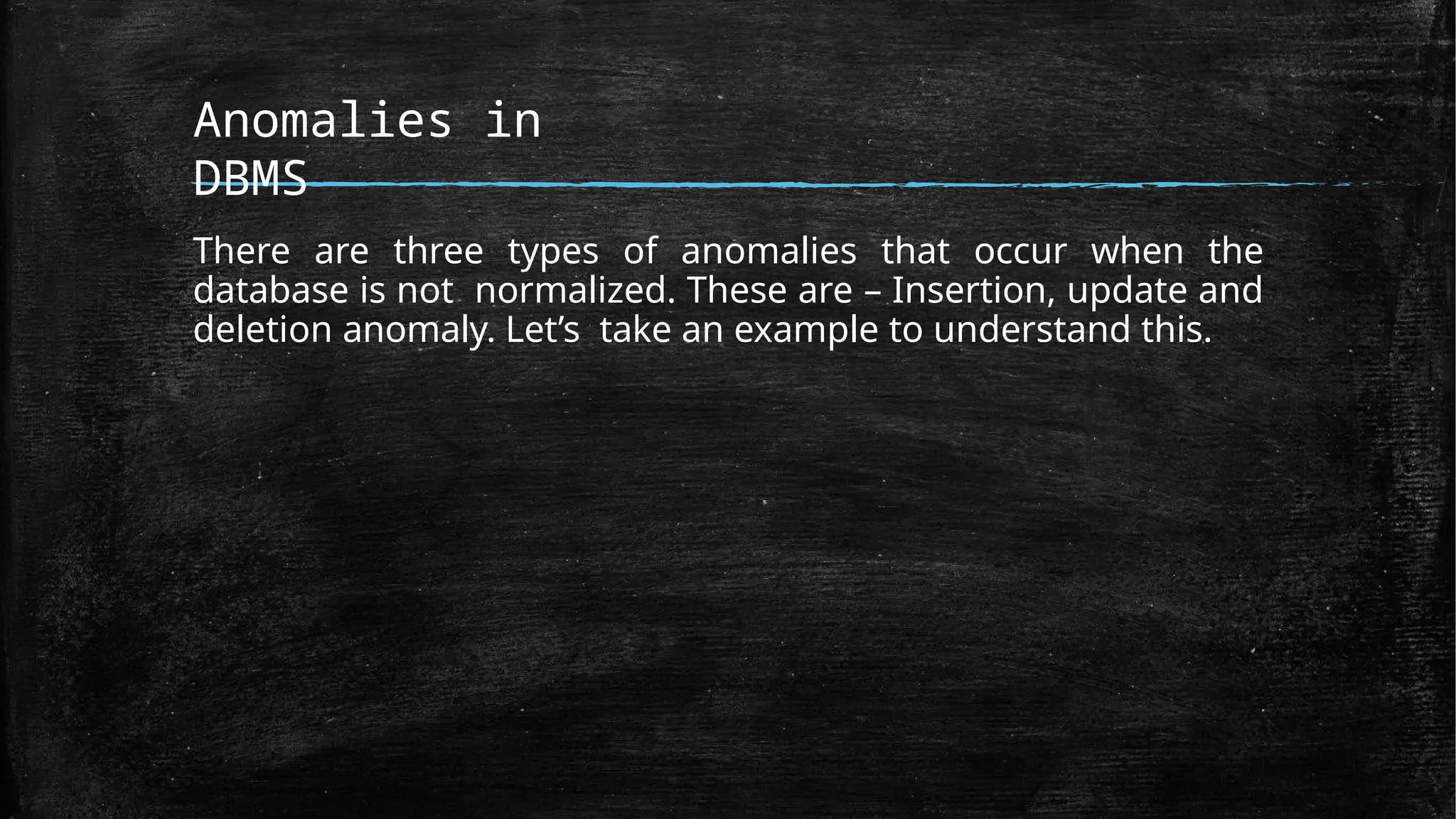 Four Types Of Normalization In Dbms Explained Pptx