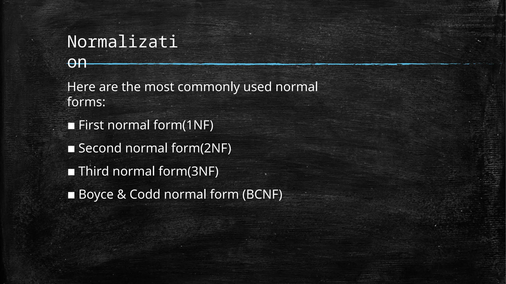 Four Types Of Normalization In Dbms Explained Pptx