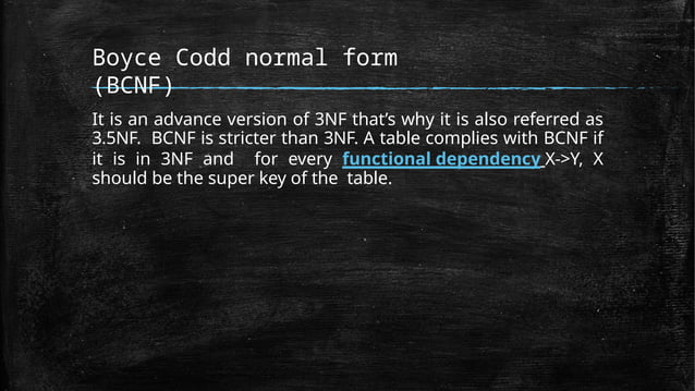 Four Types of Normalization in DBMS Explained | PPTX