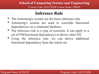 normalaization in database management system | PPTX | Databases | Computer Software and Applications