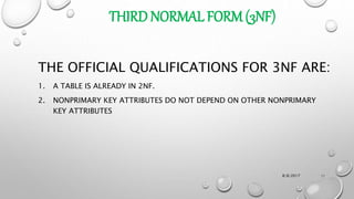 Normalization & join | PPTX