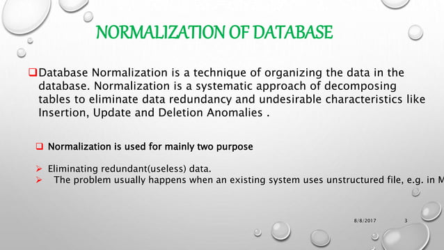 Normalization & join | PPT