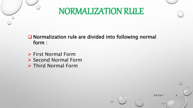 Normalization & join | PPT