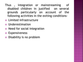 topic - Normalization maintreaming and incluion | PPTX