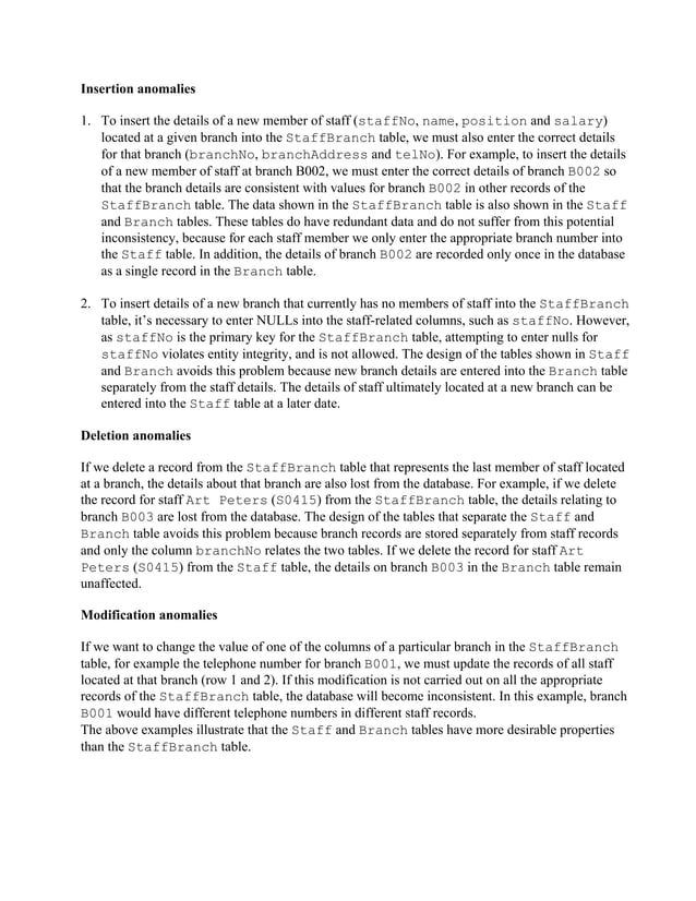 Database Design Normalization Note And Exercise Pdf Databases Computer Software And