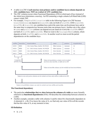 Database design normalization note and exercise | PDF