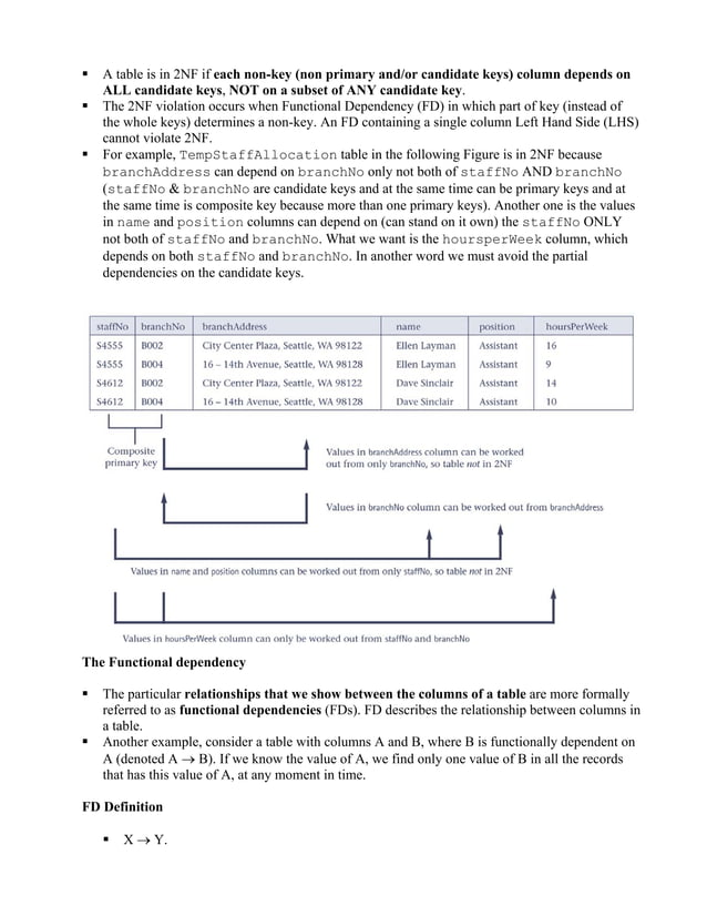 Database design normalization note and exercise | PDF | Databases ...