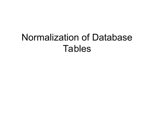 Normalization of Database Tablecxcxvvvvvvvvvvvs.ppt