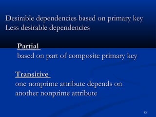 Normalization of database_tables_chapter_4 | PPT