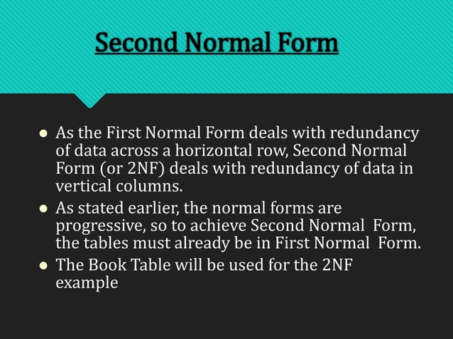 Normalization Presentation In Database Management System Pptx Databases Computer Software