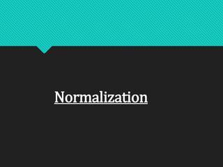 Normalization presentation in Database Management System | PPTX | Databases | Computer Software ...
