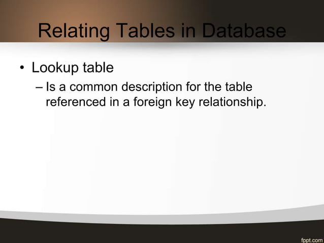 ORACLE: Normalization student | PPT